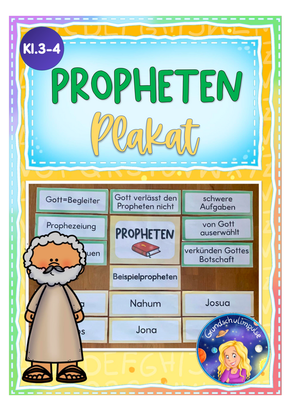 Propheten: Tafelmaterial/Plakat für den Religionsunterricht ...