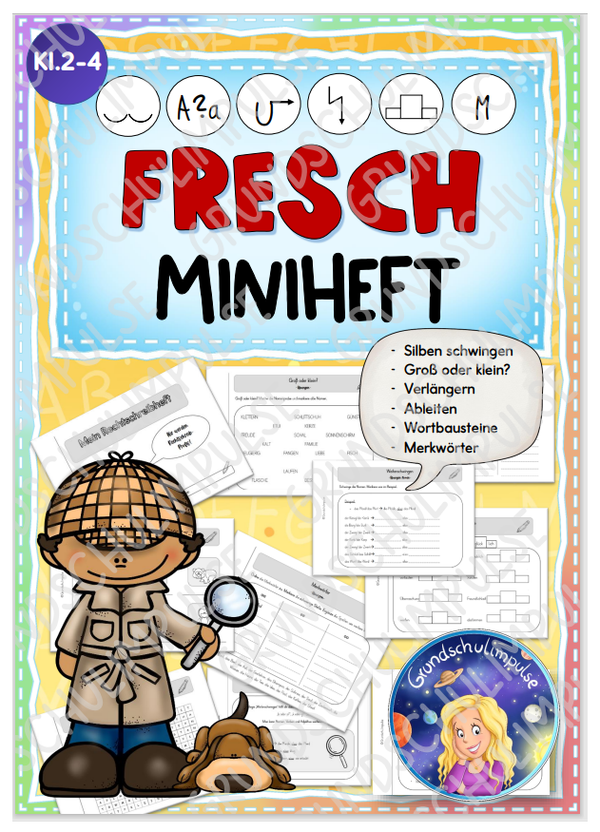 FRESCH-Methode: Miniheft (Klasse 2-4) – Grundschulimpulse