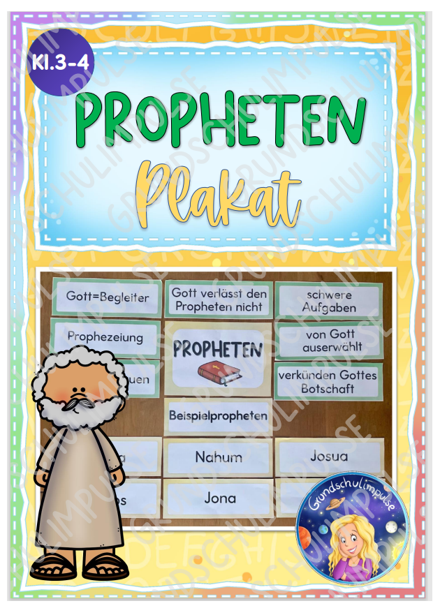 Propheten: Tafelmaterial/Plakat für den Religionsunterricht ...