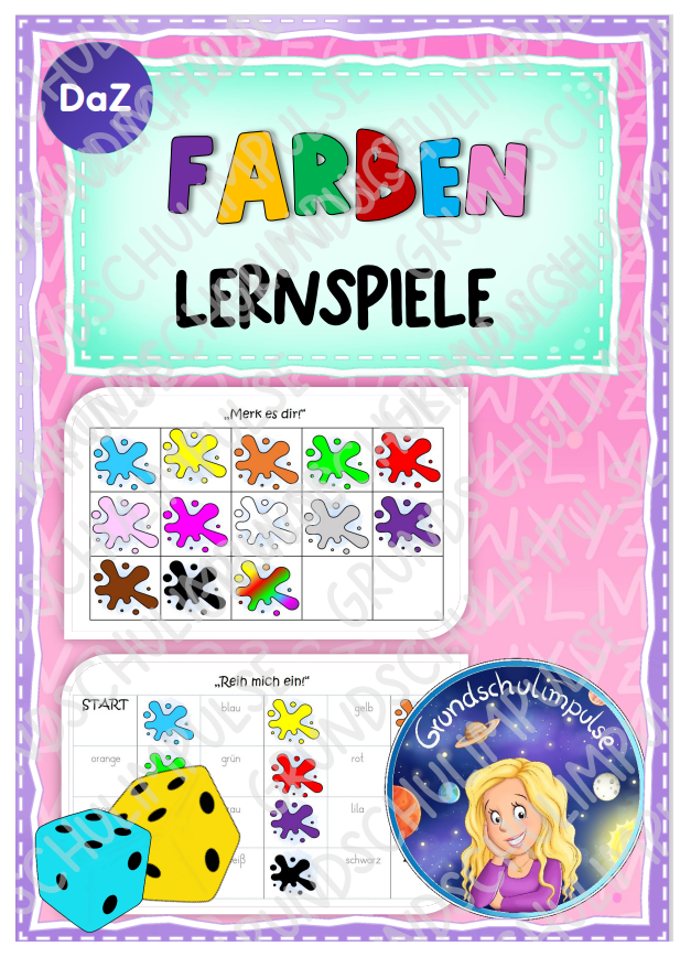 Farben: Lernspiele (DaZ/DaF) – Grundschulimpulse